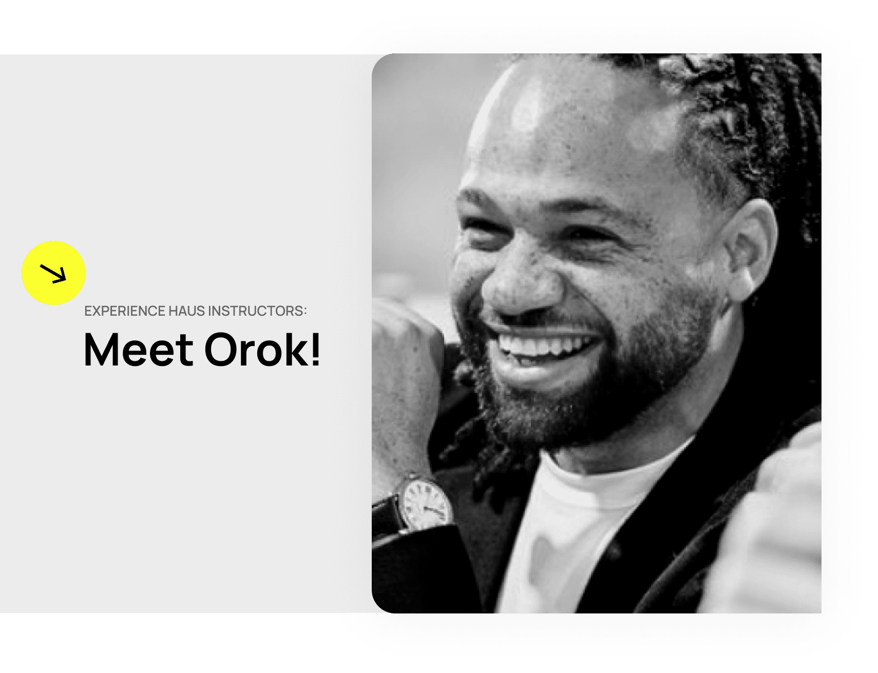 Instructor Profile: Orok Brooks | User Research